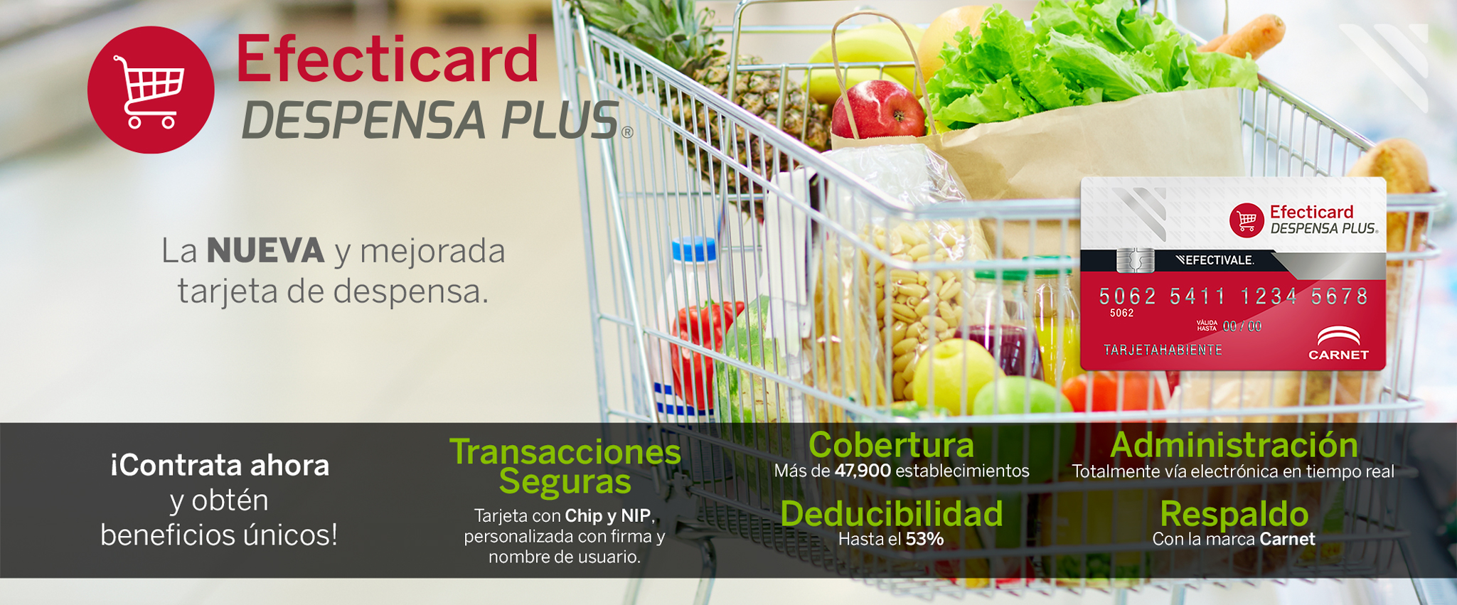 Efectivale | Vales de Despensa | Vales de Gasolina, Comida | Efectivale